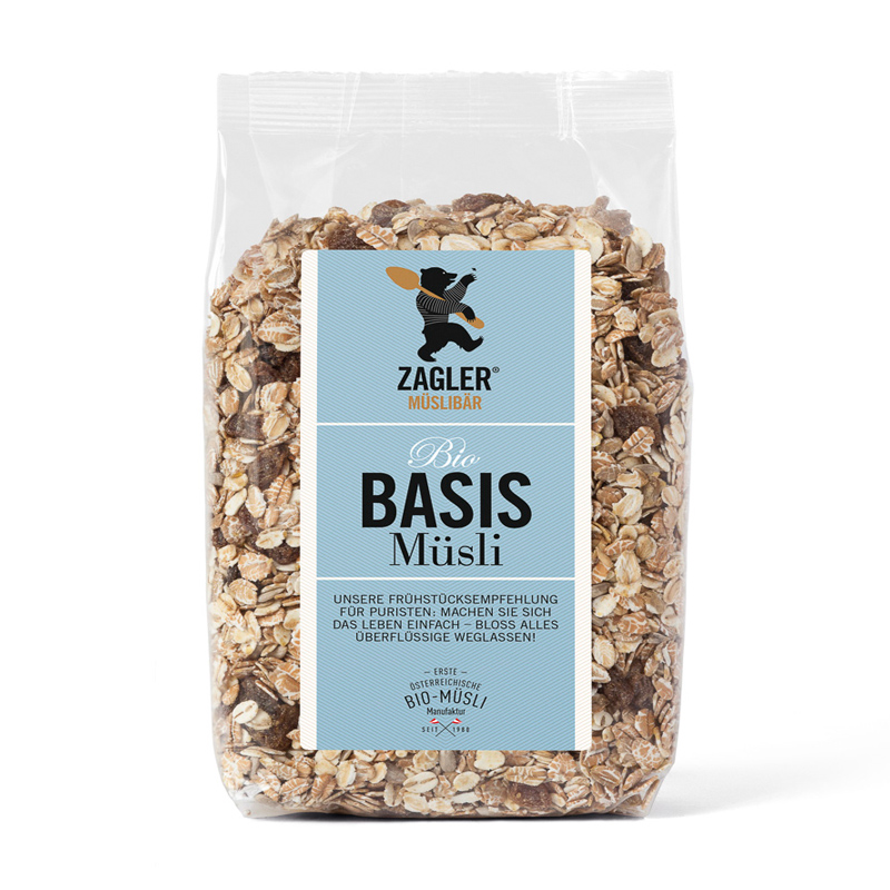Bio-Basismüsli – 500g – Gutes vom Bauer